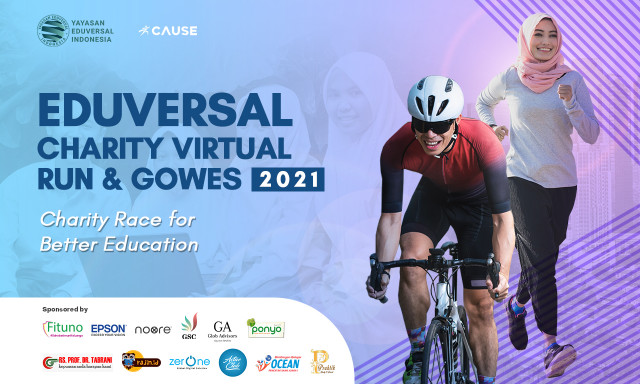Eduversal Charity Virtual Run & Gowes 2021 - Cause Virtual Run & Ride
