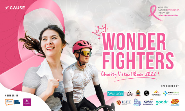Wonder Fighters Charity Virtual Race 2022 - Cause Virtual Walk, Run & Ride